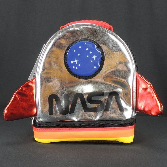 NASA | Kitchen | Nwt Insulated Silver Nasa Rocket Bag Lunch Box | Poshmark
